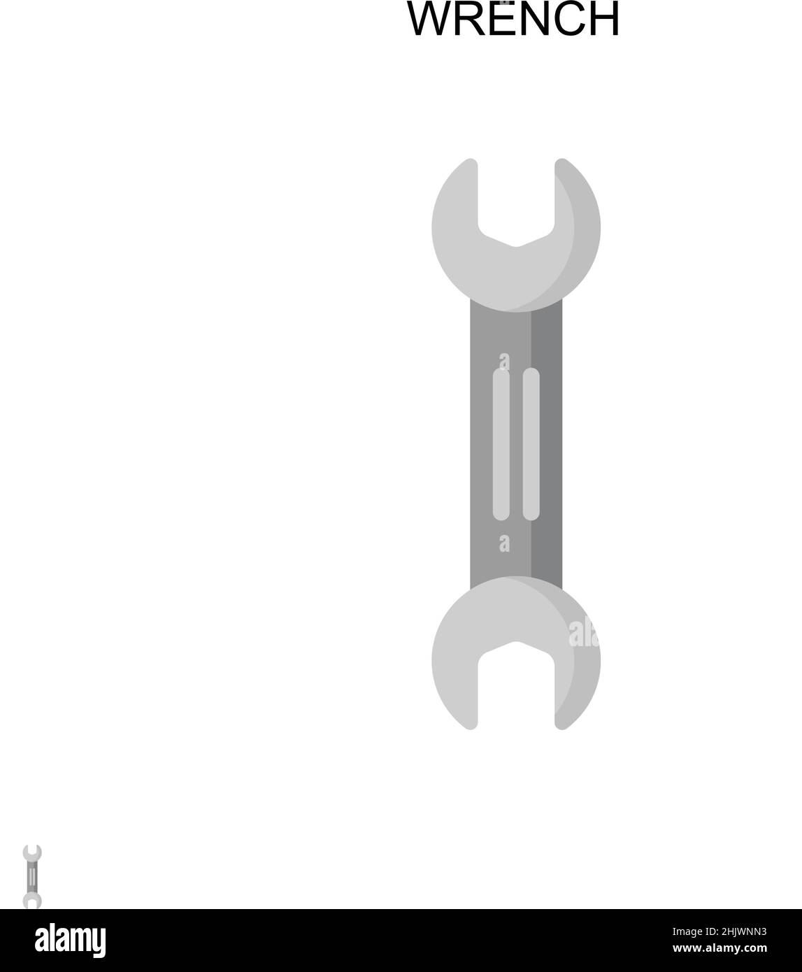 Simple wrench Stock Vector Images - Alamy