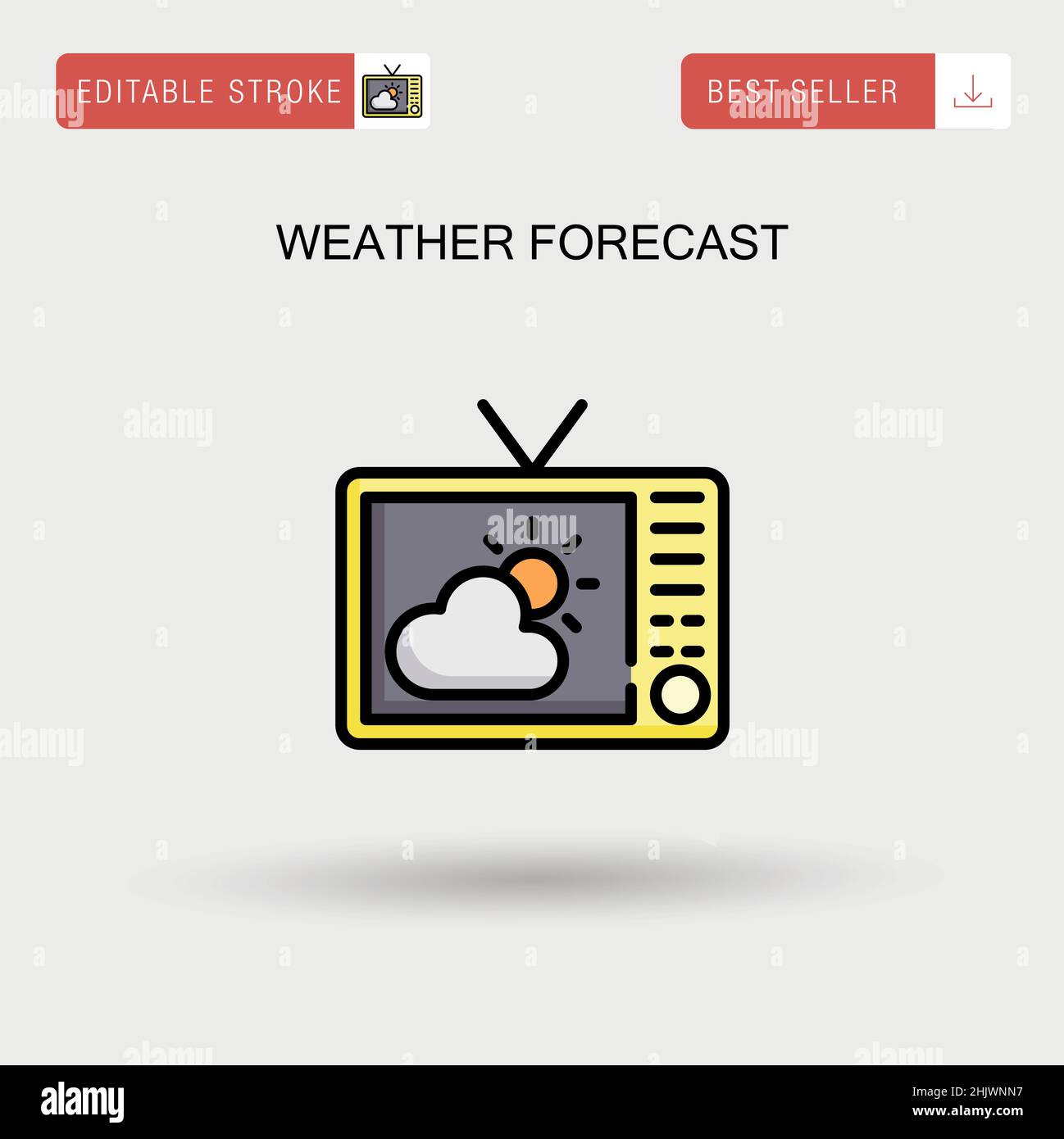 Weather forecast Stock Vector Images - Alamy