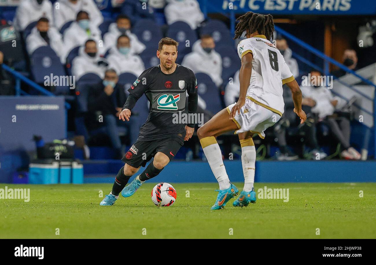 Lionel MESSI of PSG in action during French Cup Paris Saint-Germain v ...