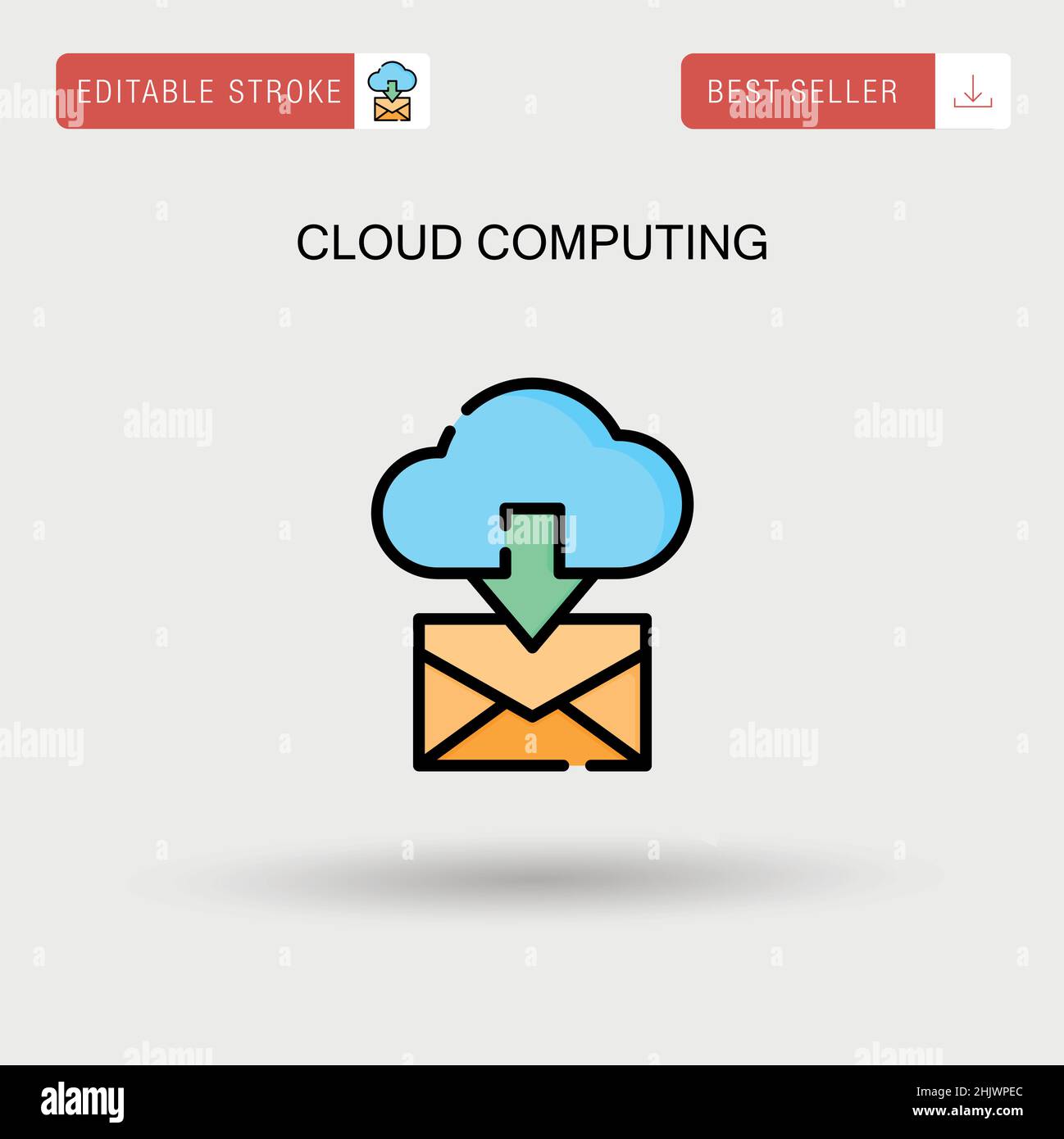 Technology infrastructure cloud communication Stock Vector Images - Alamy