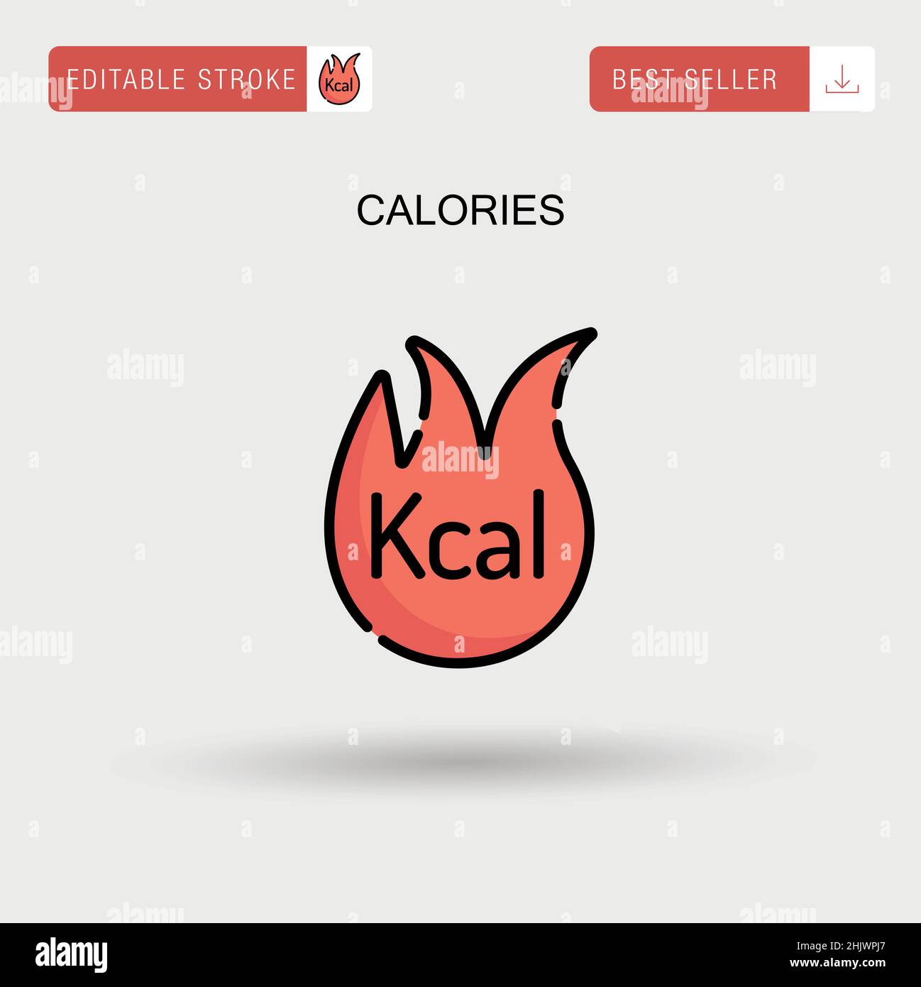 Food calorie calculator Stock Vector Images - Alamy