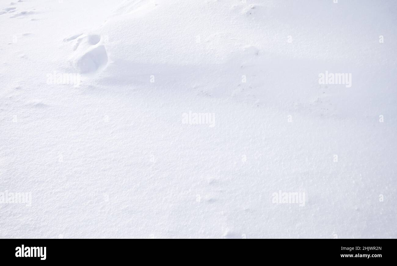 Snow untouched field texture hi-res stock photography and images - Alamy
