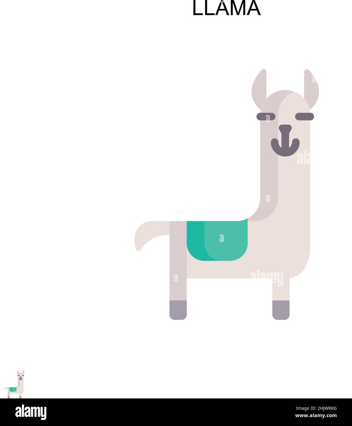 Llama icon hi-res stock photography and images - Alamy