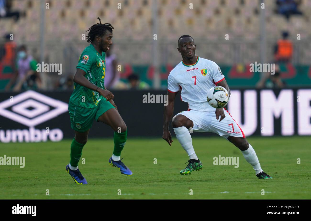 Yaoundé, Cameroon, January, 18, 2022: Ibrahima Cissé of Guinea and ...