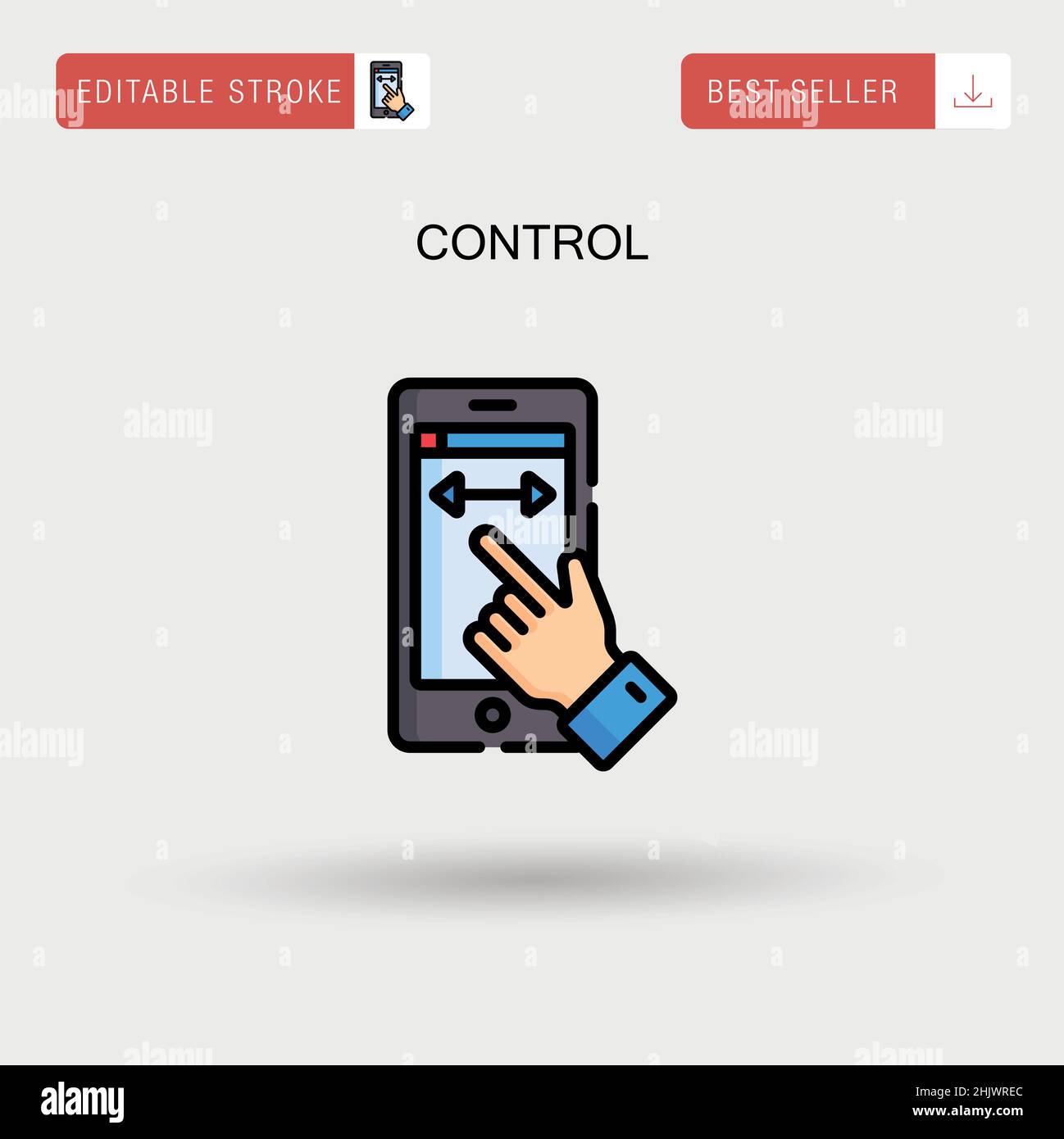 Control Simple vector icon Stock Vector Image & Art - Alamy