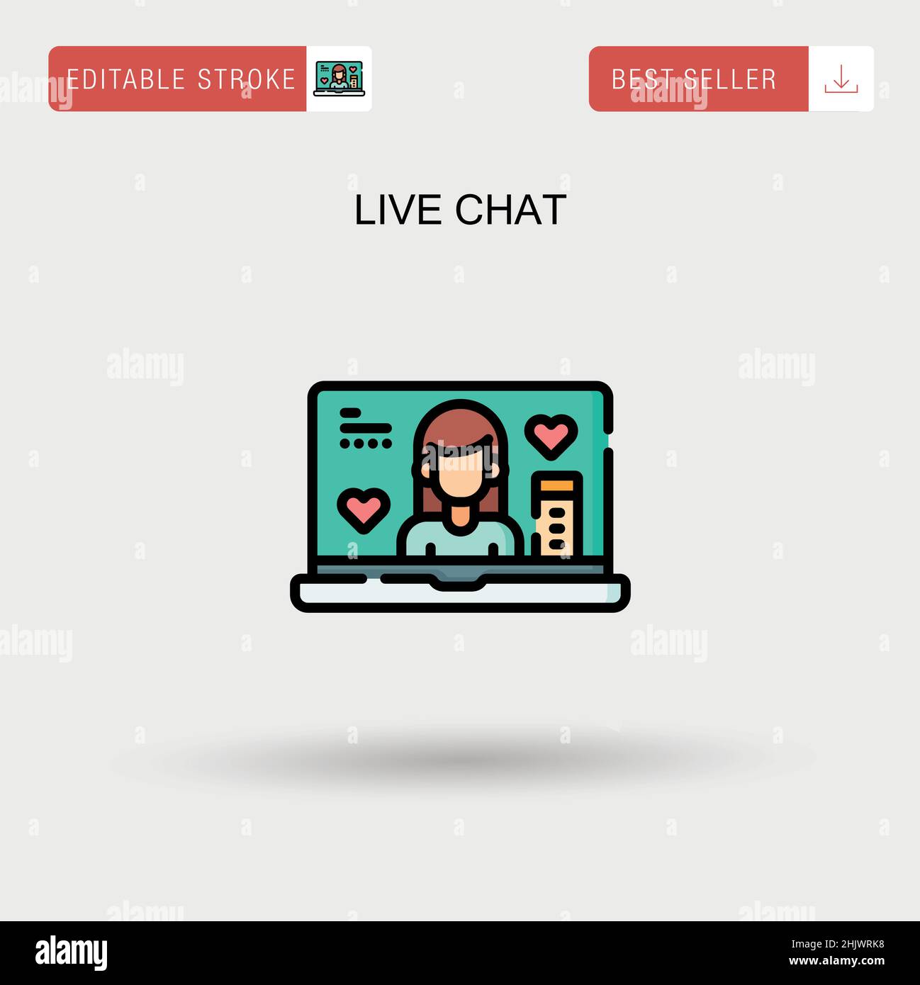 Live chat Stock Vector Images - Alamy