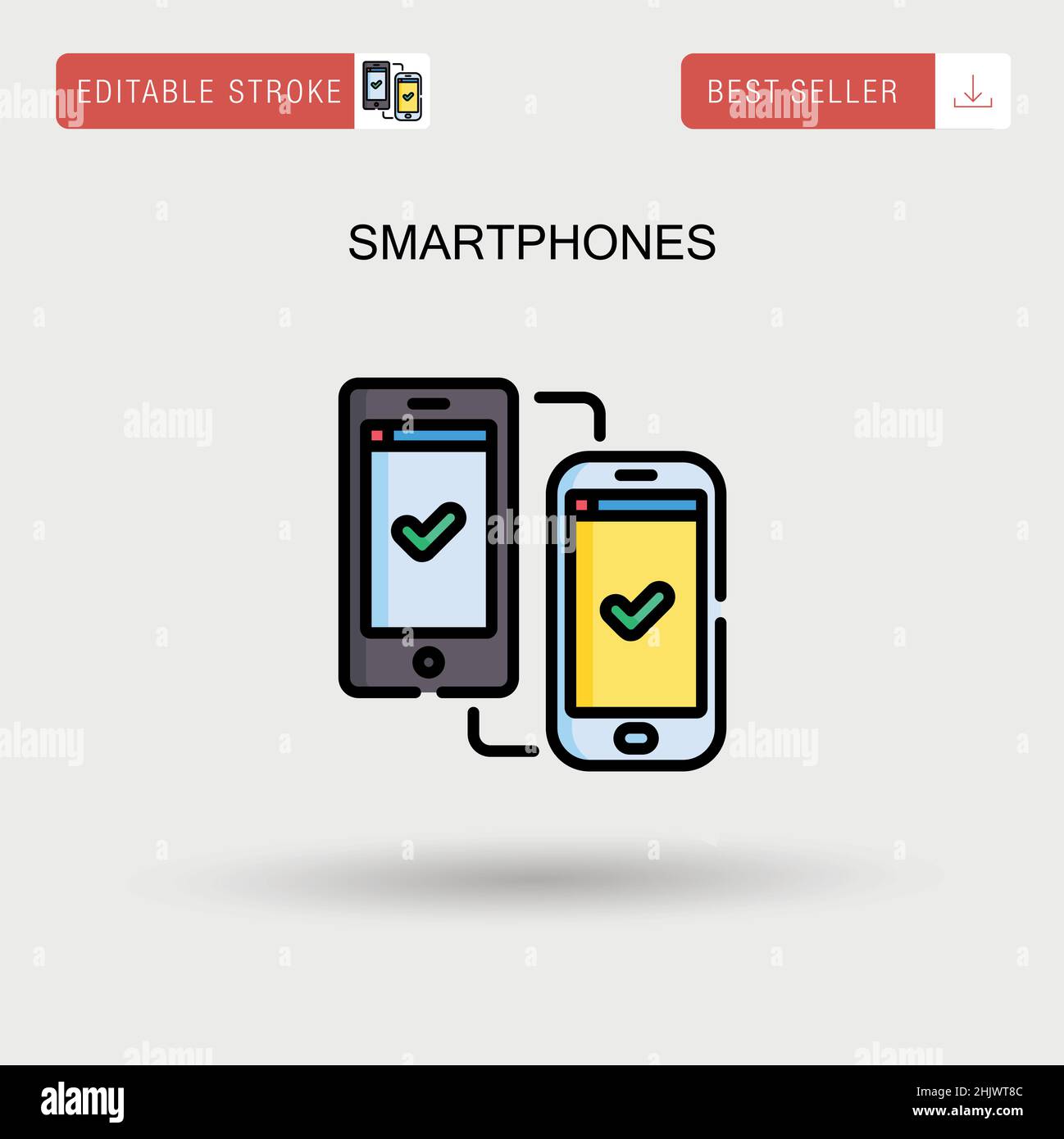 Smartphones screen Stock Vector Images - Alamy