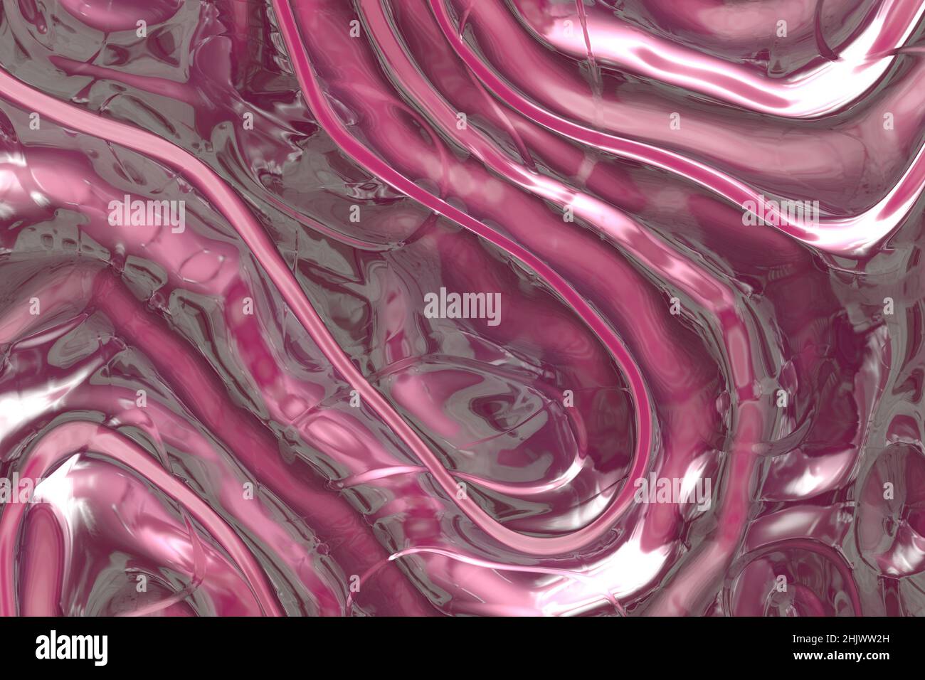 design smooth glowing steel waves digital drawn texture illustration ...