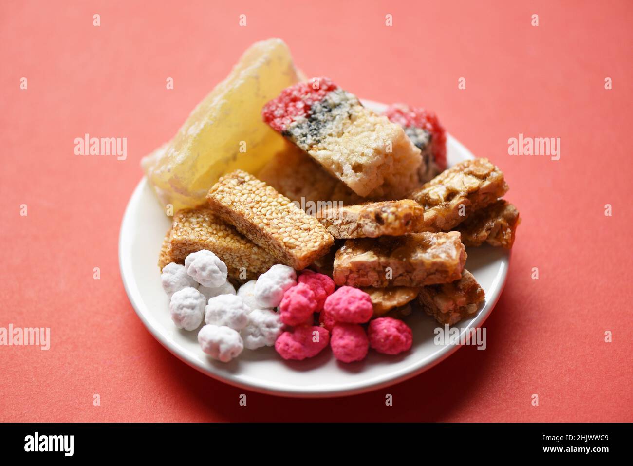 Chinese desserts, Snack mix nuts candies sweets sugar sliced nuts ...