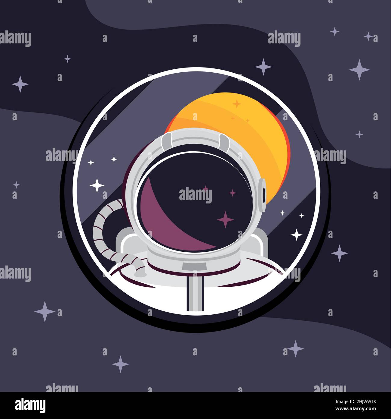 space astronaut and sun Stock Vector Image & Art - Alamy