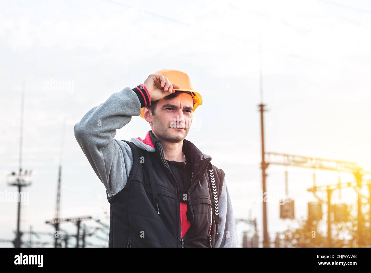Power station worker hi-res stock photography and images - Alamy