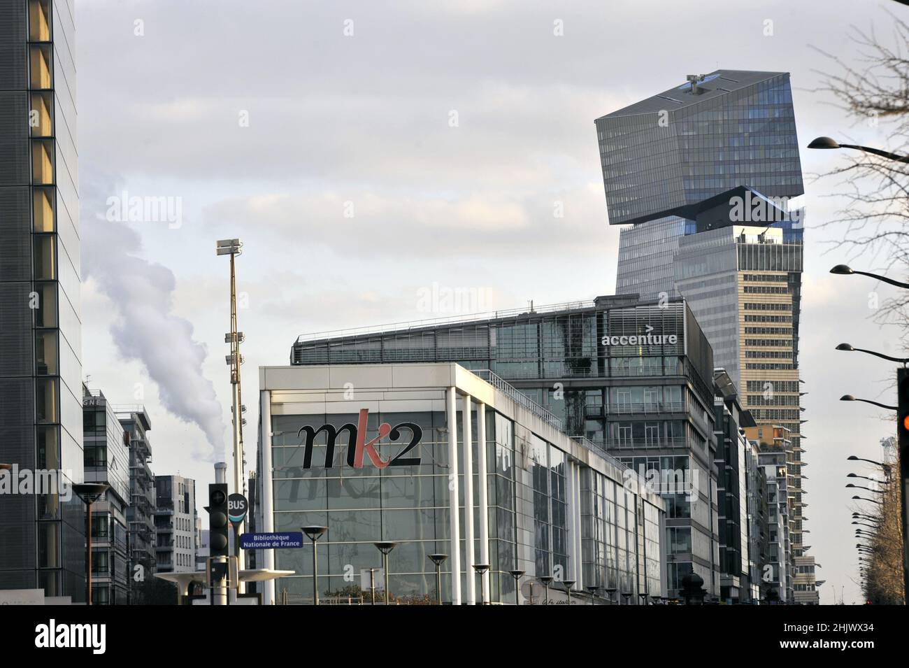 FRANCE. PARIS (75) 13TH DISTRICT. ZAC MASSENA-BRUNESEAU. DUO TOWERS ...