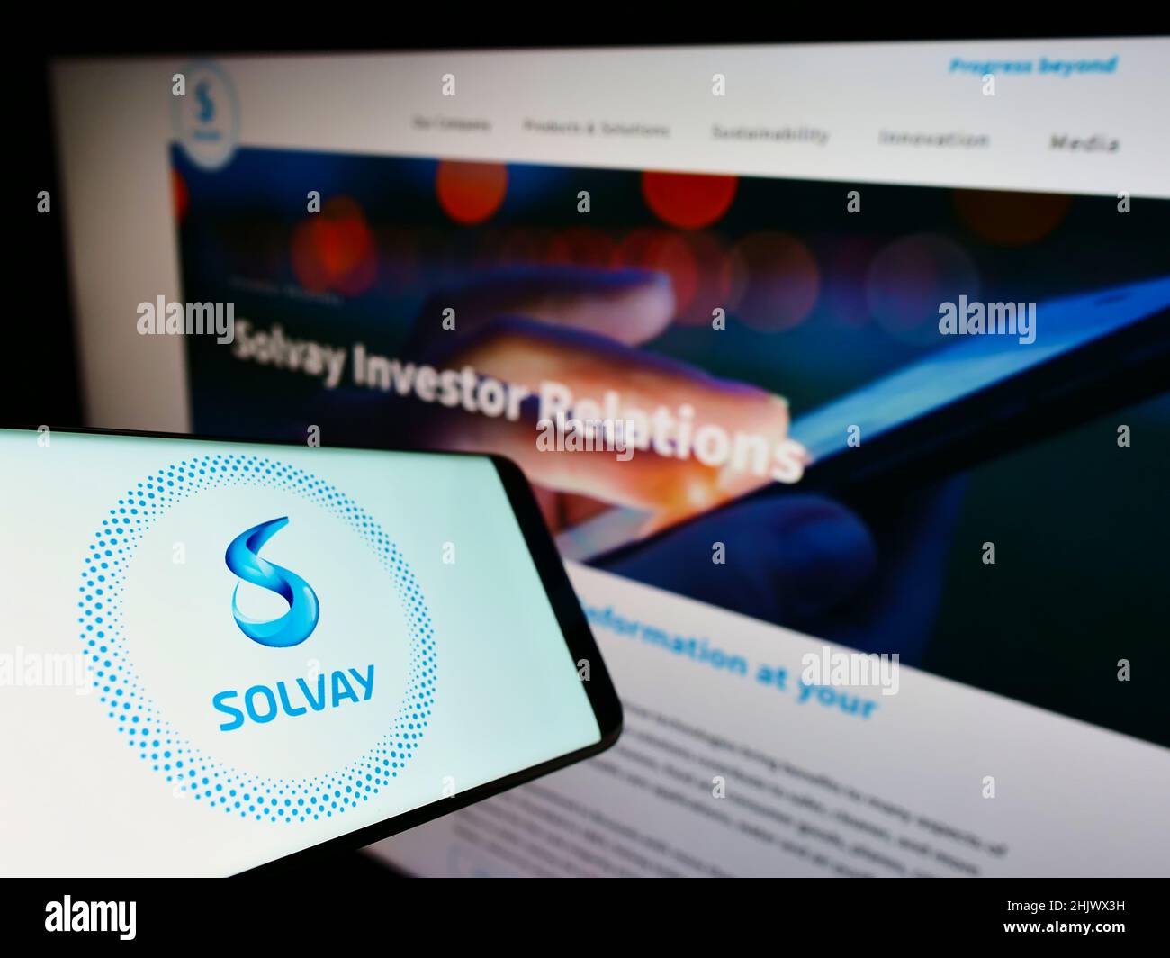Solvay s a hi-res stock photography and images - Alamy