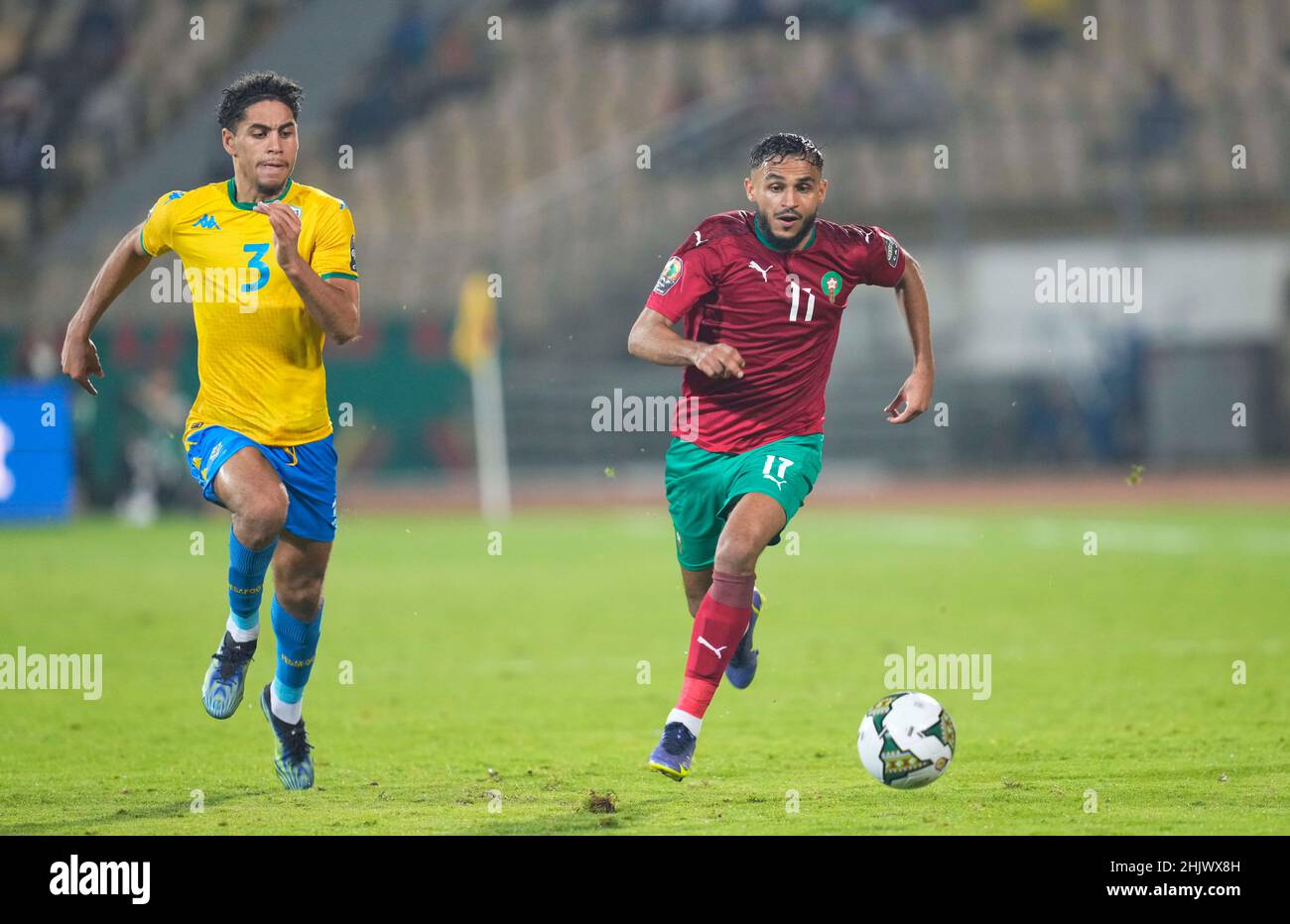 Morocco vs gabon africa cup of nations hi-res stock photography and ...