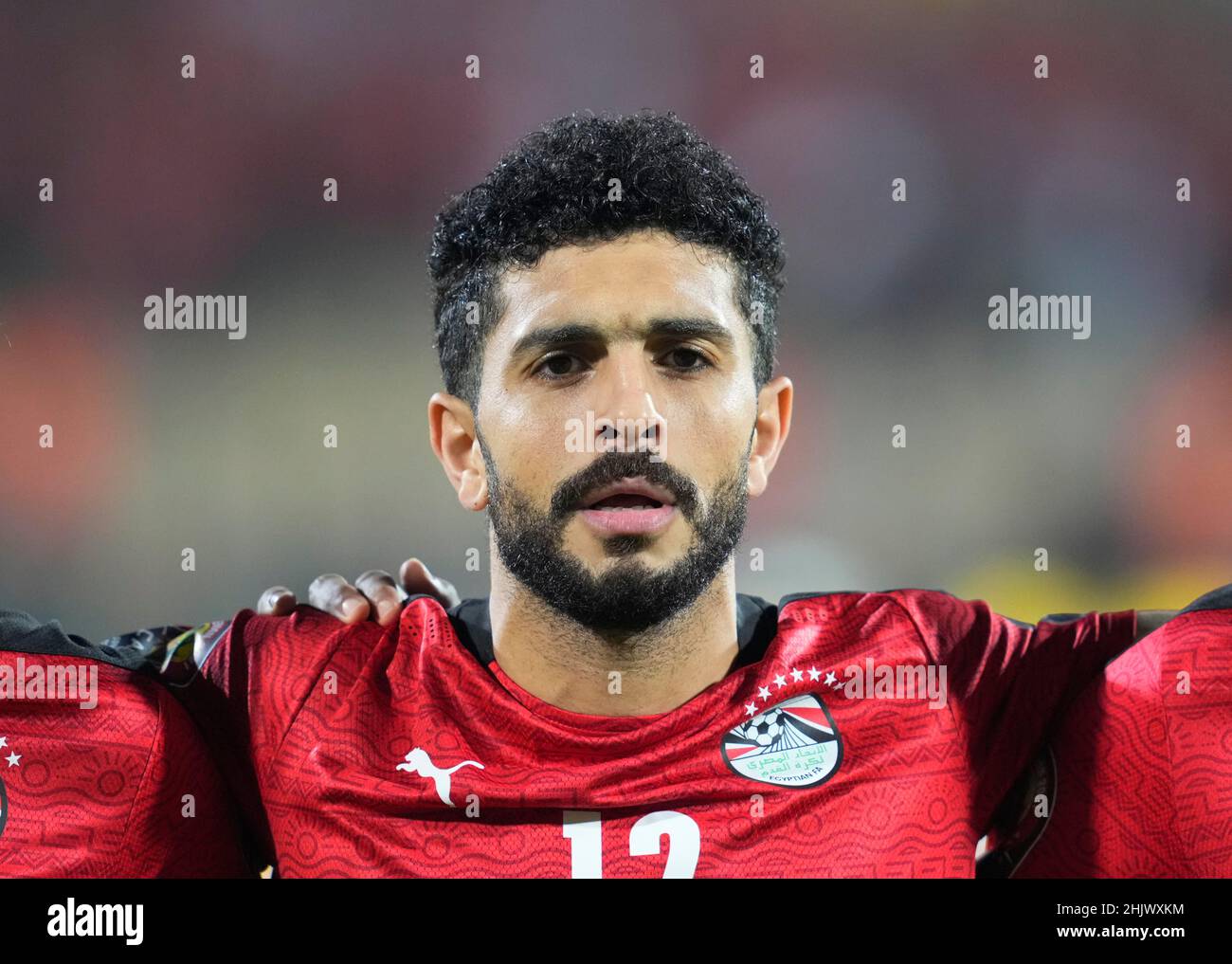Yaoundé, Cameroon, January, 19, 2022: Ayman Ashraf of Egypt during ...