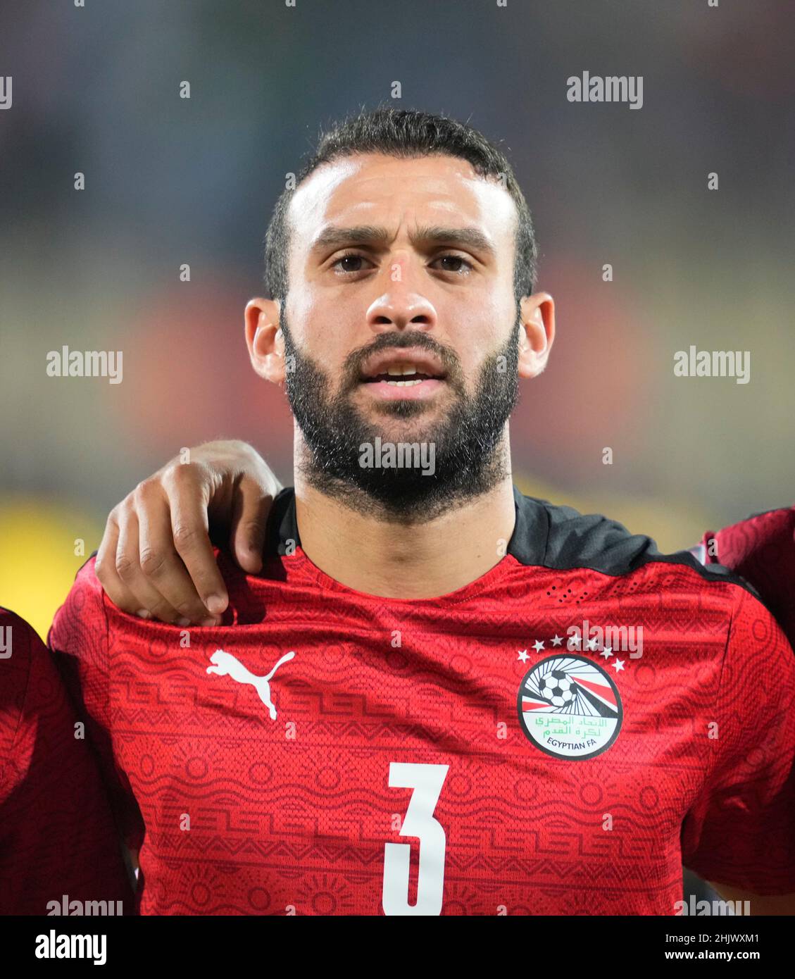 Yaoundé, Cameroon, January, 19, 2022: Omar Kamal of Egypt during Egypt ...