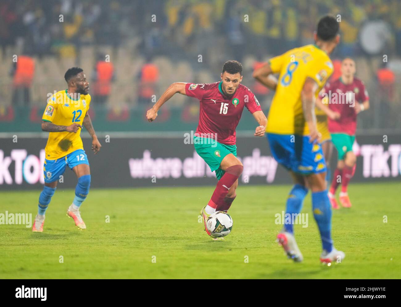 Morocco vs gabon africa cup of nations hi-res stock photography and ...