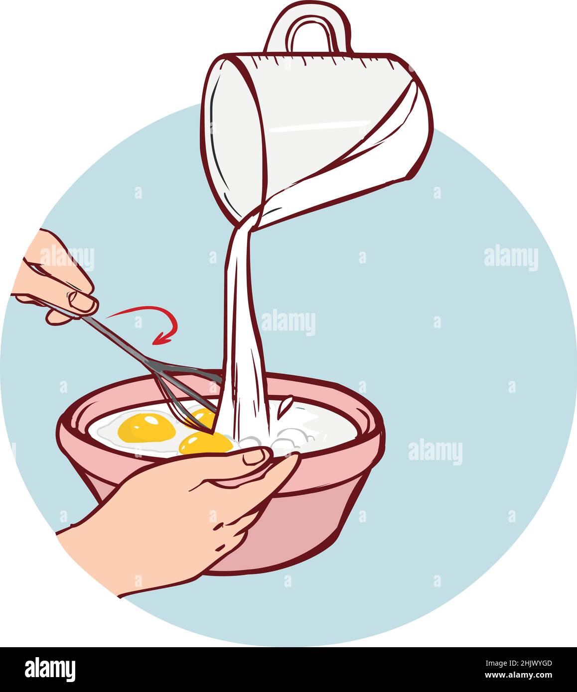 Mixing Ingredients Clipart
