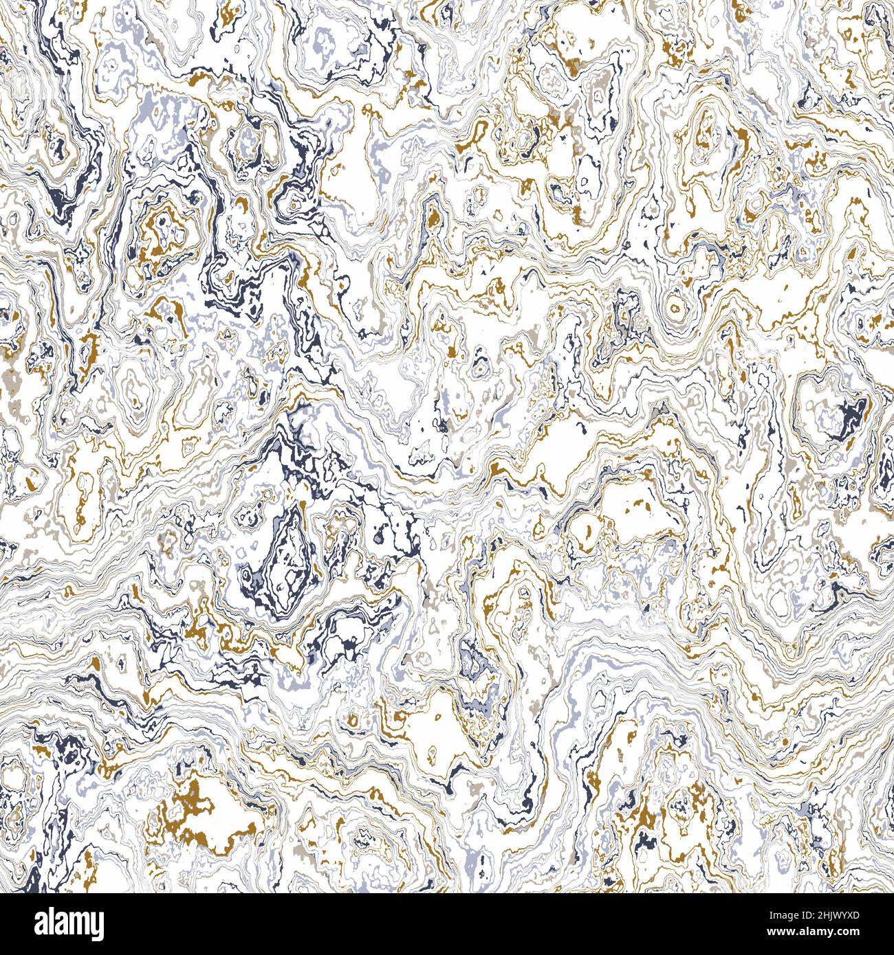 White tonal marbled seamless texture. Irregular pale ink blotch paint ...