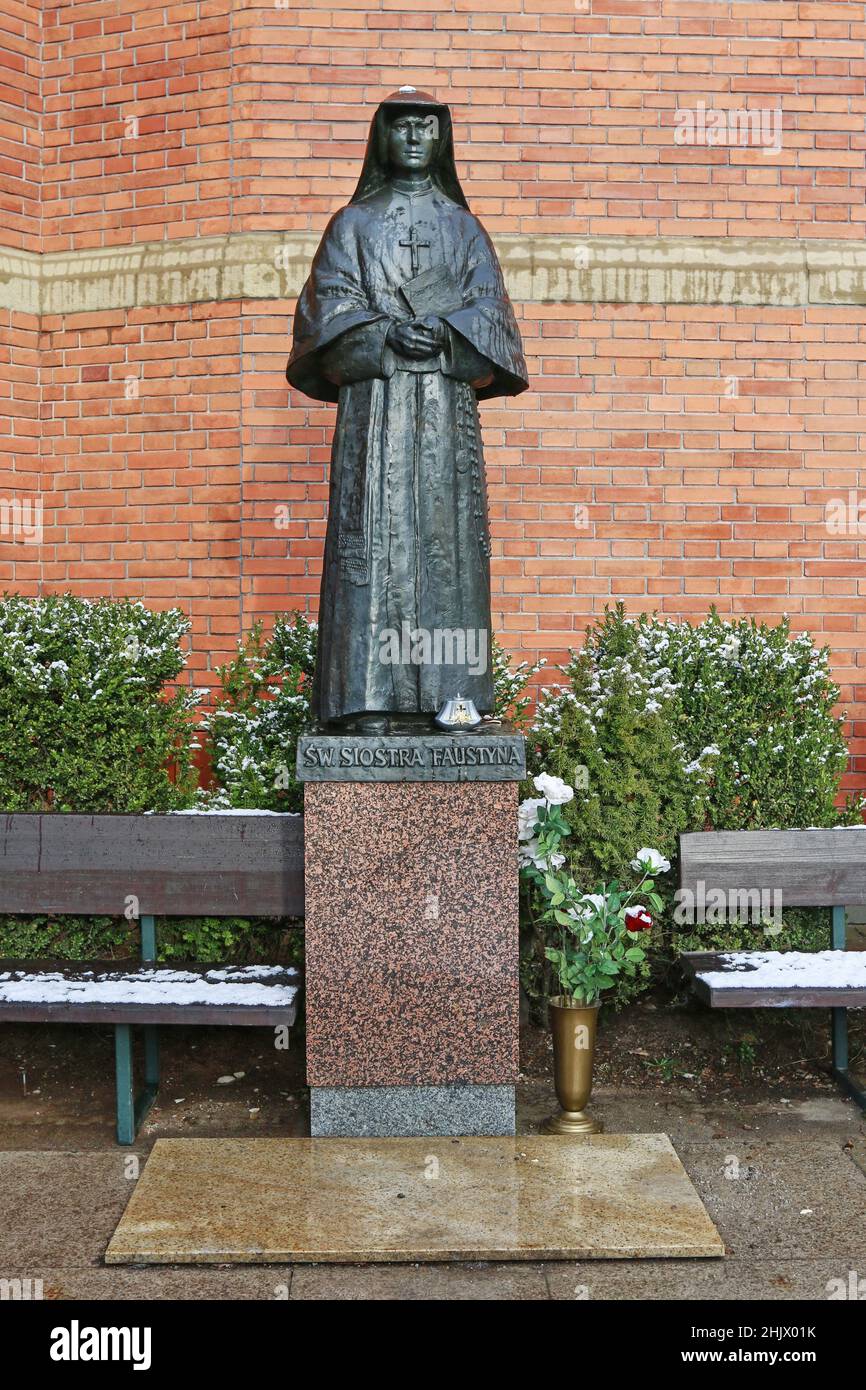 Monument in The Divine Mercy Sanctuary, Roman Catholic basilica ...