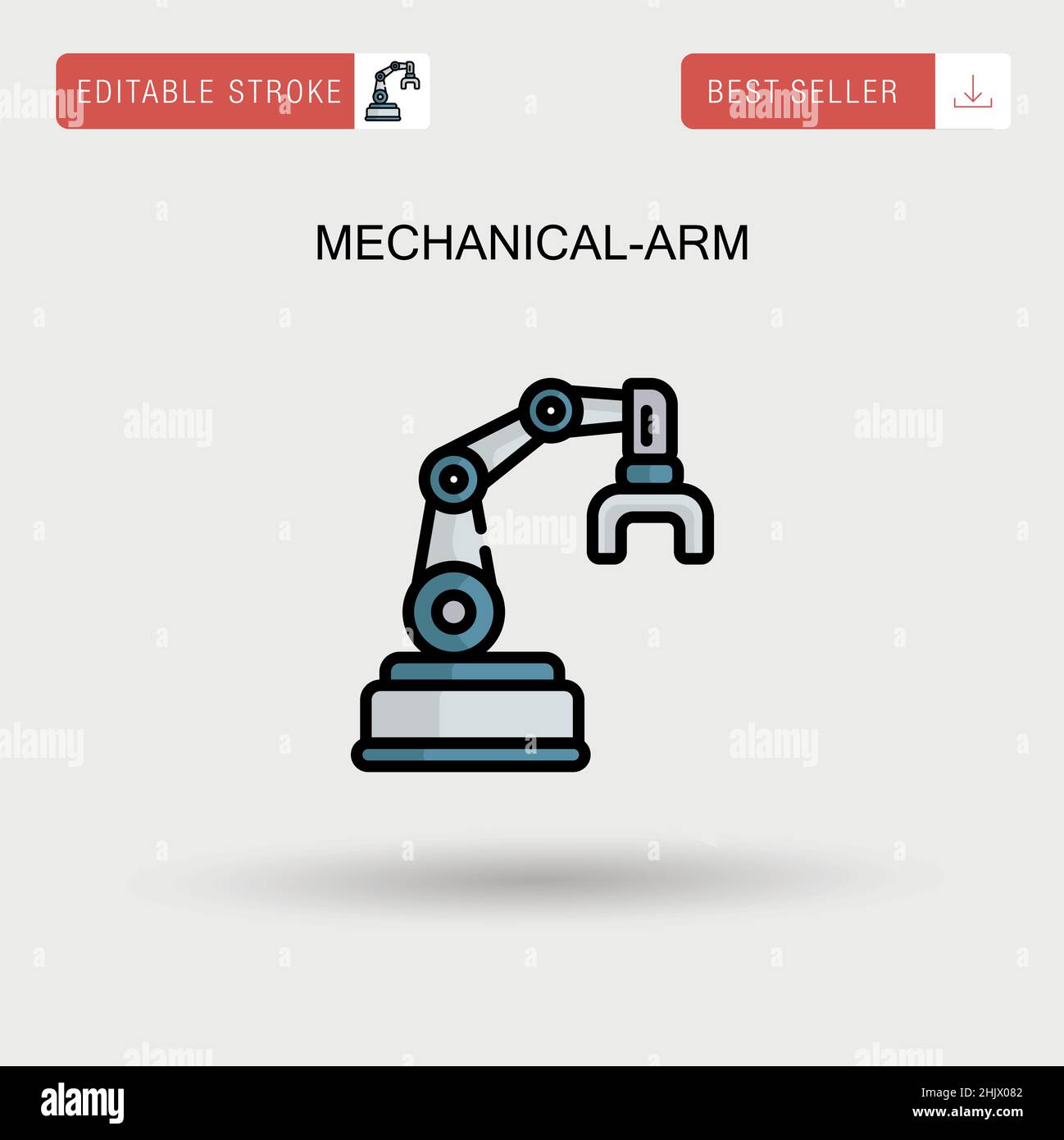 Robotic arm simple vector hi-res stock photography and images - Alamy