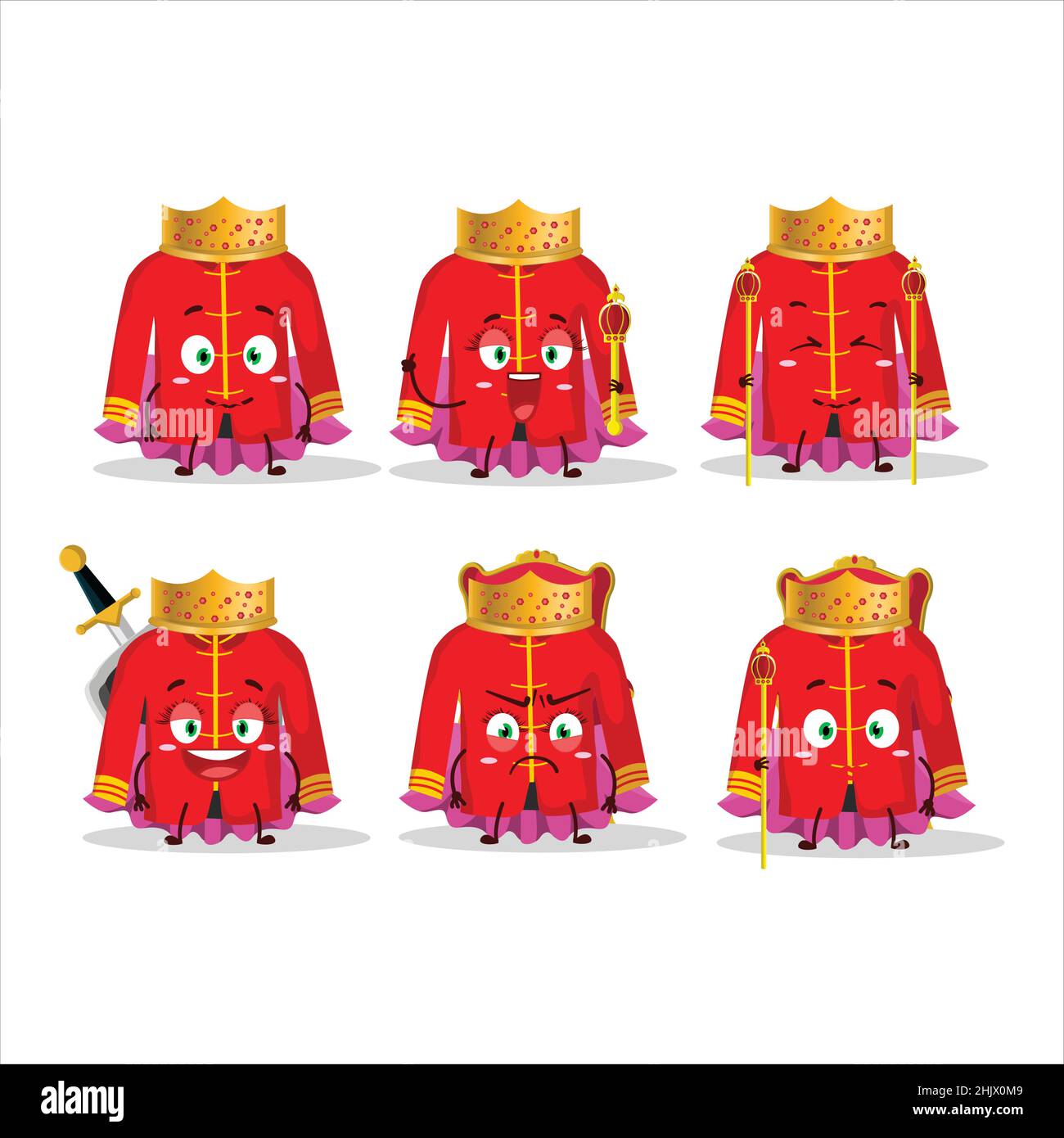 Wearing royal headdress Stock Vector Images - Alamy