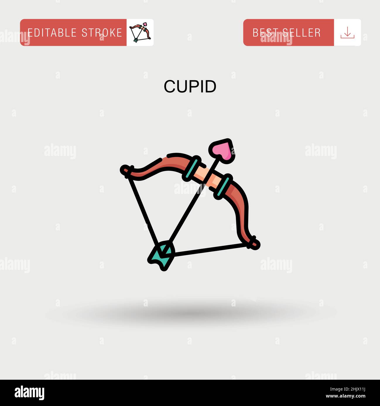 Funny cupid Stock Vector Images - Alamy