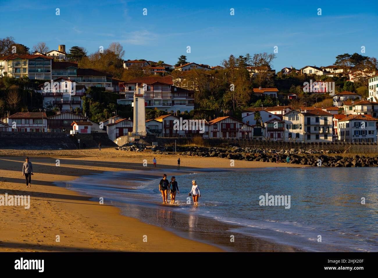 Cote de basque beach hi-res stock photography and images - Alamy