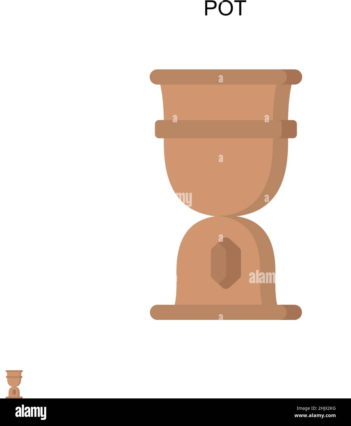 Cooking pot leaf design hi-res stock photography and images - Alamy