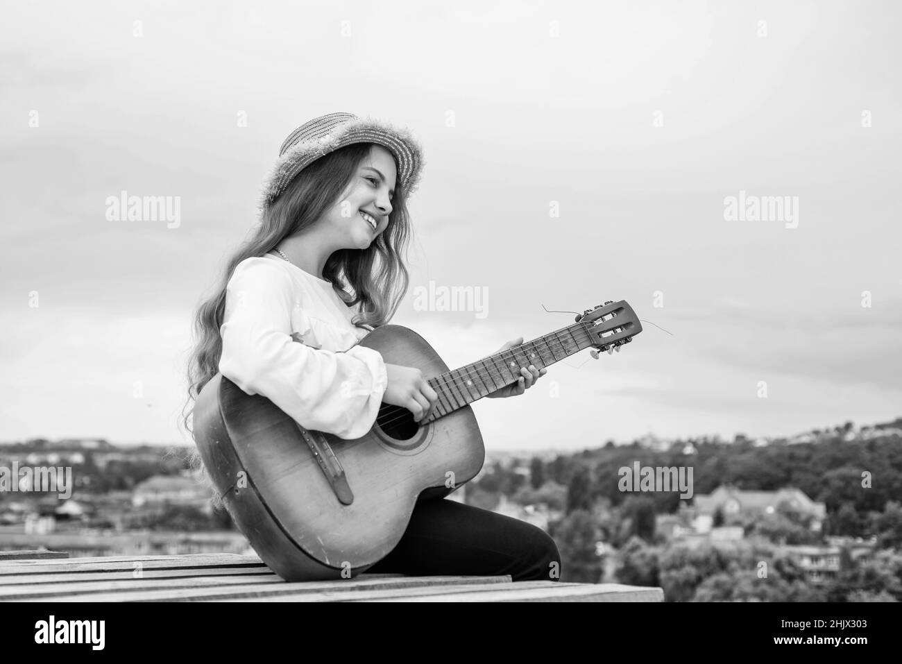 country music concept. kid fashion style. full of inspiration. freedom ...