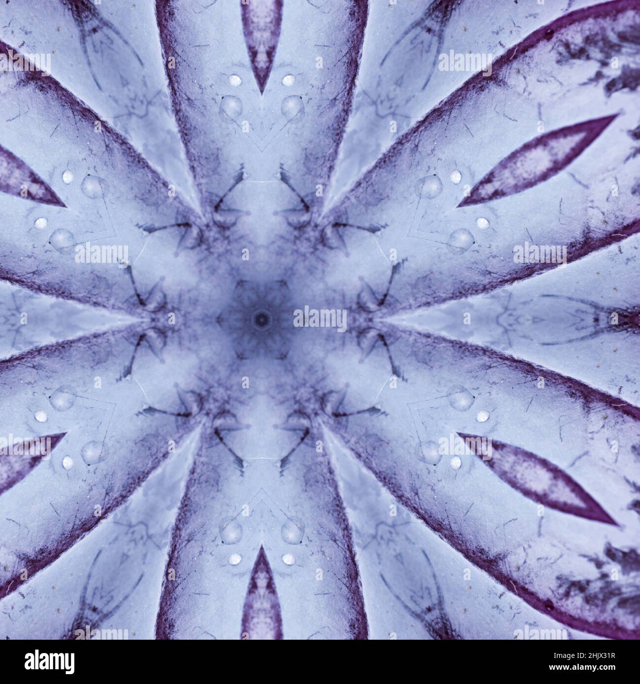 Kaleidoscope repeating pattern with rotational symmetry , cut red ...