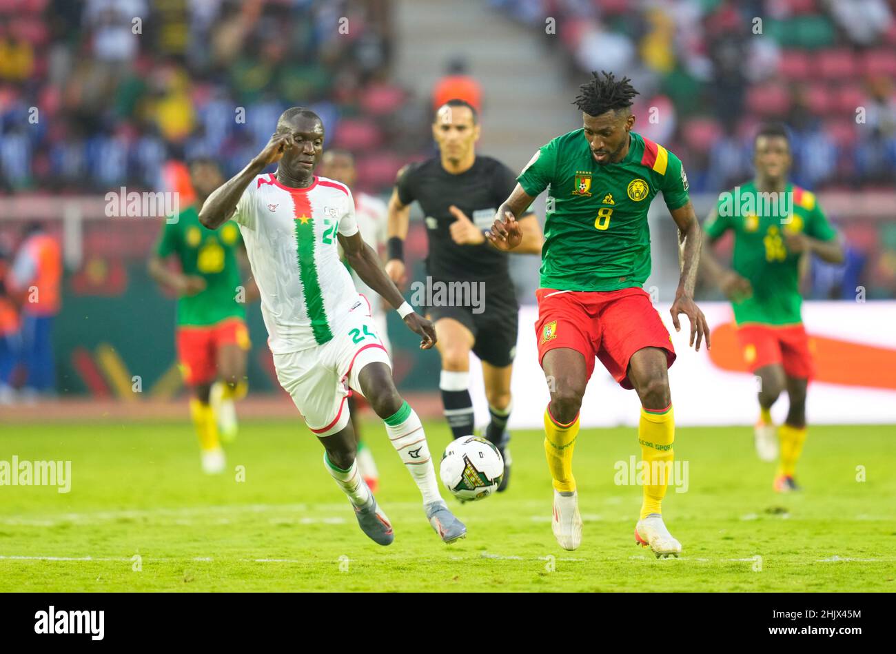 Yaoundé, Cameroon, January, 9, 2022: André-Frank Zambo Anguissa of ...