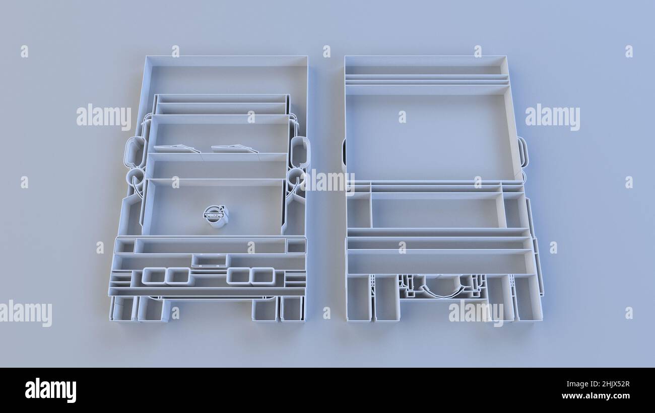 Abstract representation of vehicles on the paper Stock Photo - Alamy