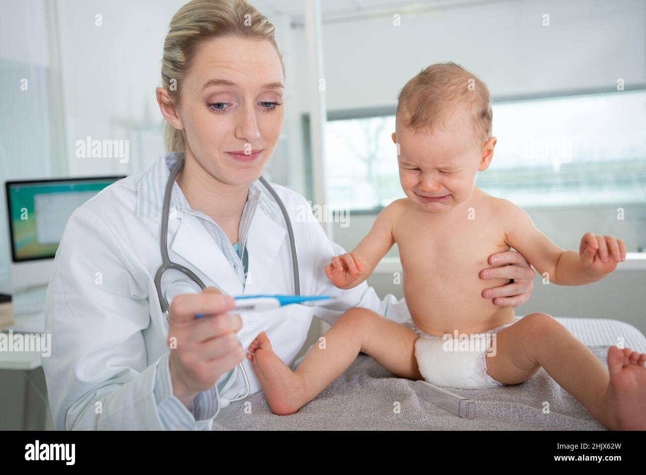 Nurse Taking Temperature