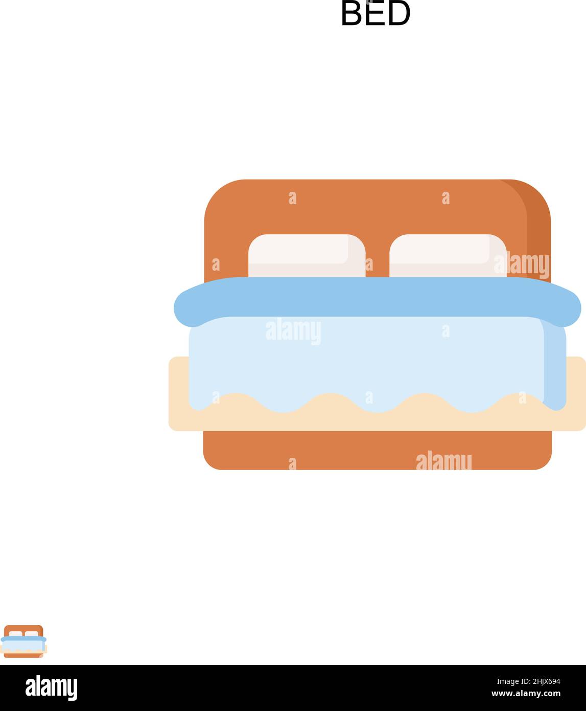Empty bed Stock Vector Images - Alamy