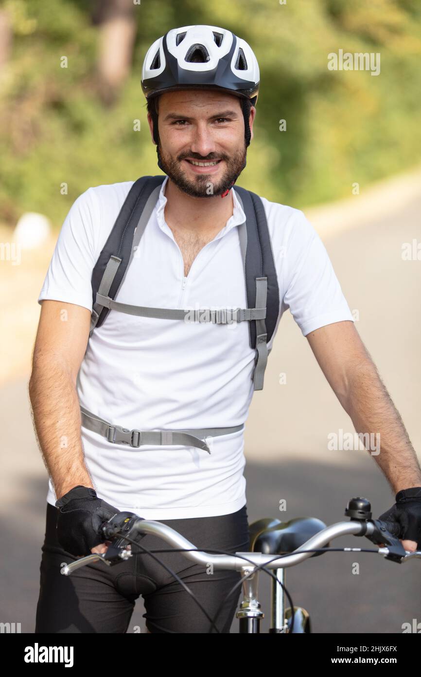 Bearded cyclist hi-res stock photography and images - Alamy