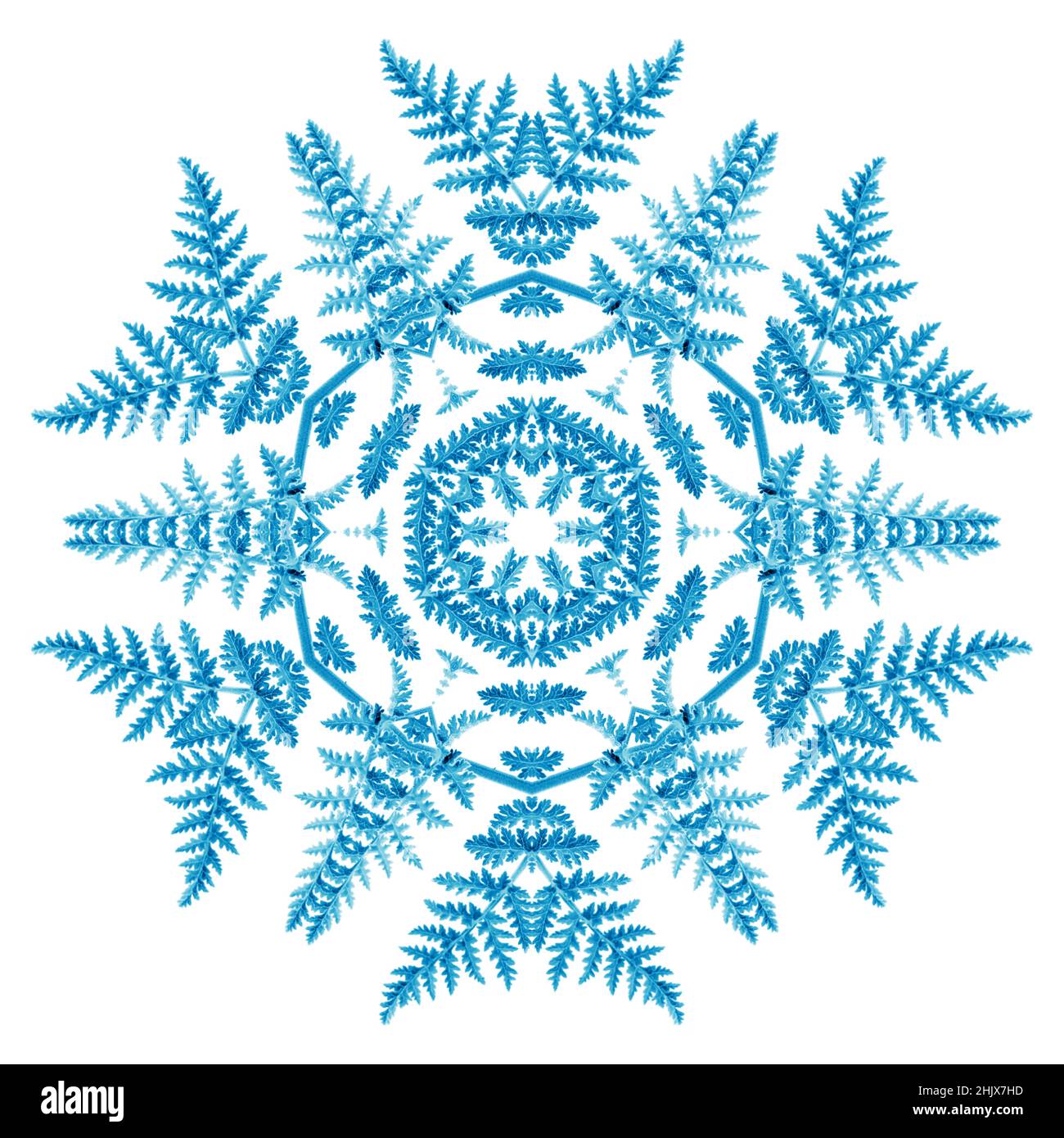 Kaleidoscope repeating pattern with rotational symmetry, snowflake made ...