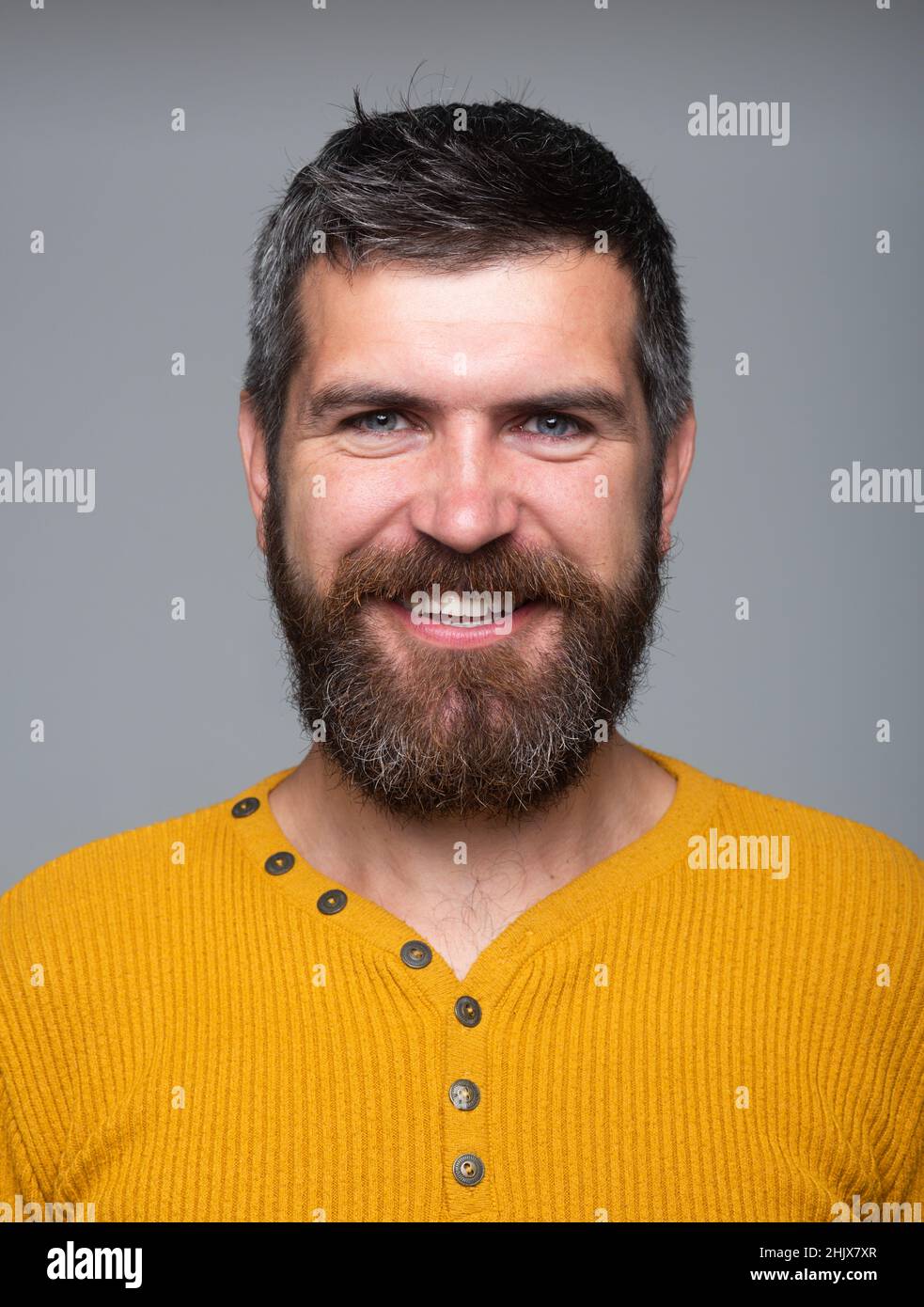 Man smile face. Handsome smiling guy. Positive people expressions and ...