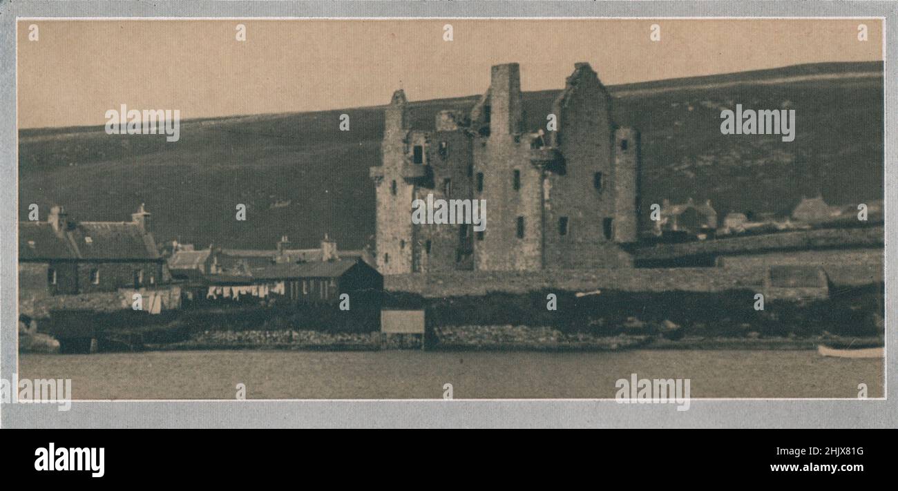 Scalloway Castle. Shetland Islands (1923 Stock Photo - Alamy