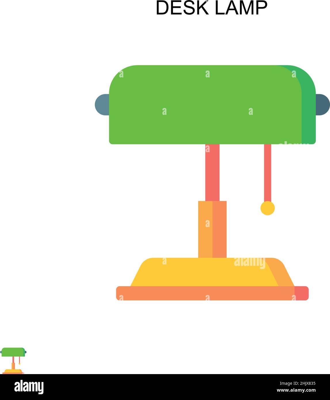 Lamp desk symbol hi-res stock photography and images - Alamy