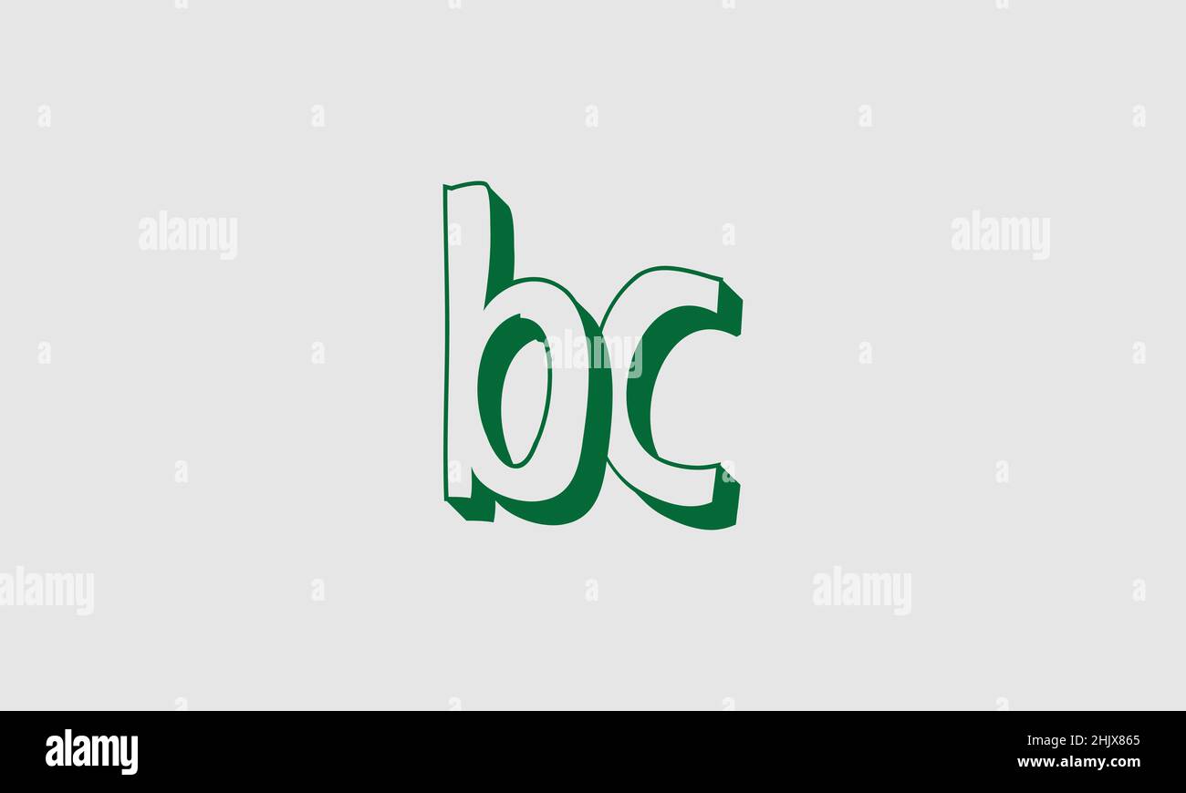 Letter bc vector vectors hi-res stock photography and images - Alamy