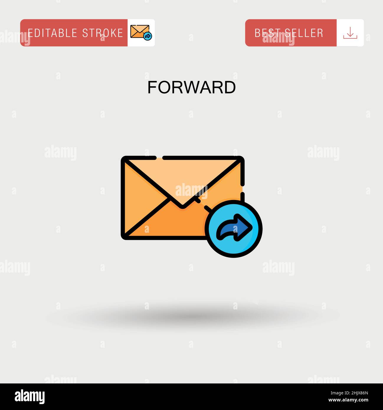 Forward Simple vector icon Stock Vector Image & Art - Alamy
