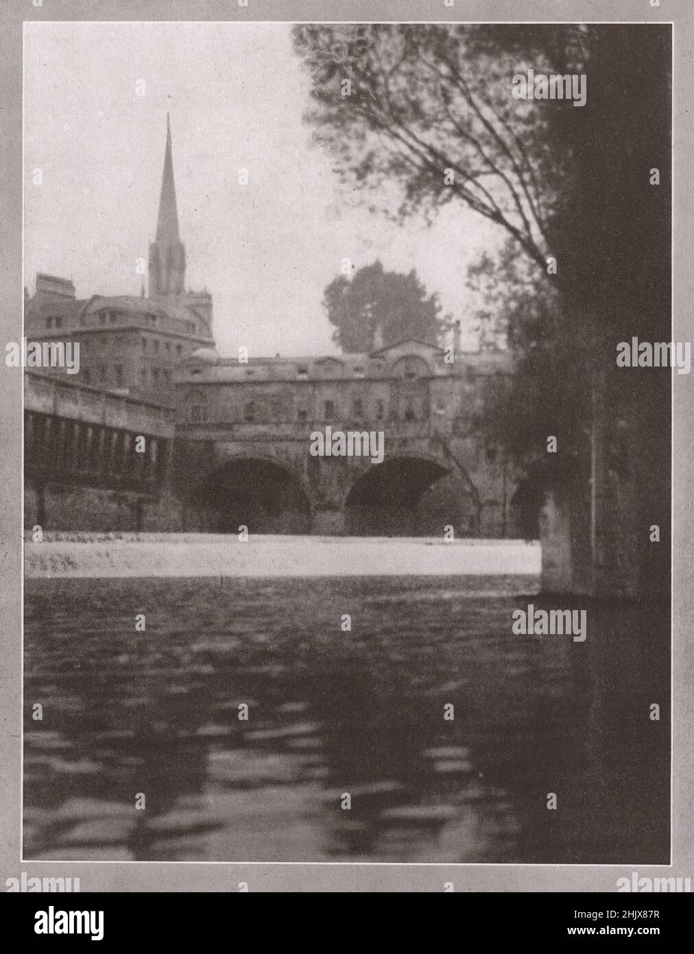Pultney Bridge, Bath. Somersetshire (1923 Stock Photo - Alamy