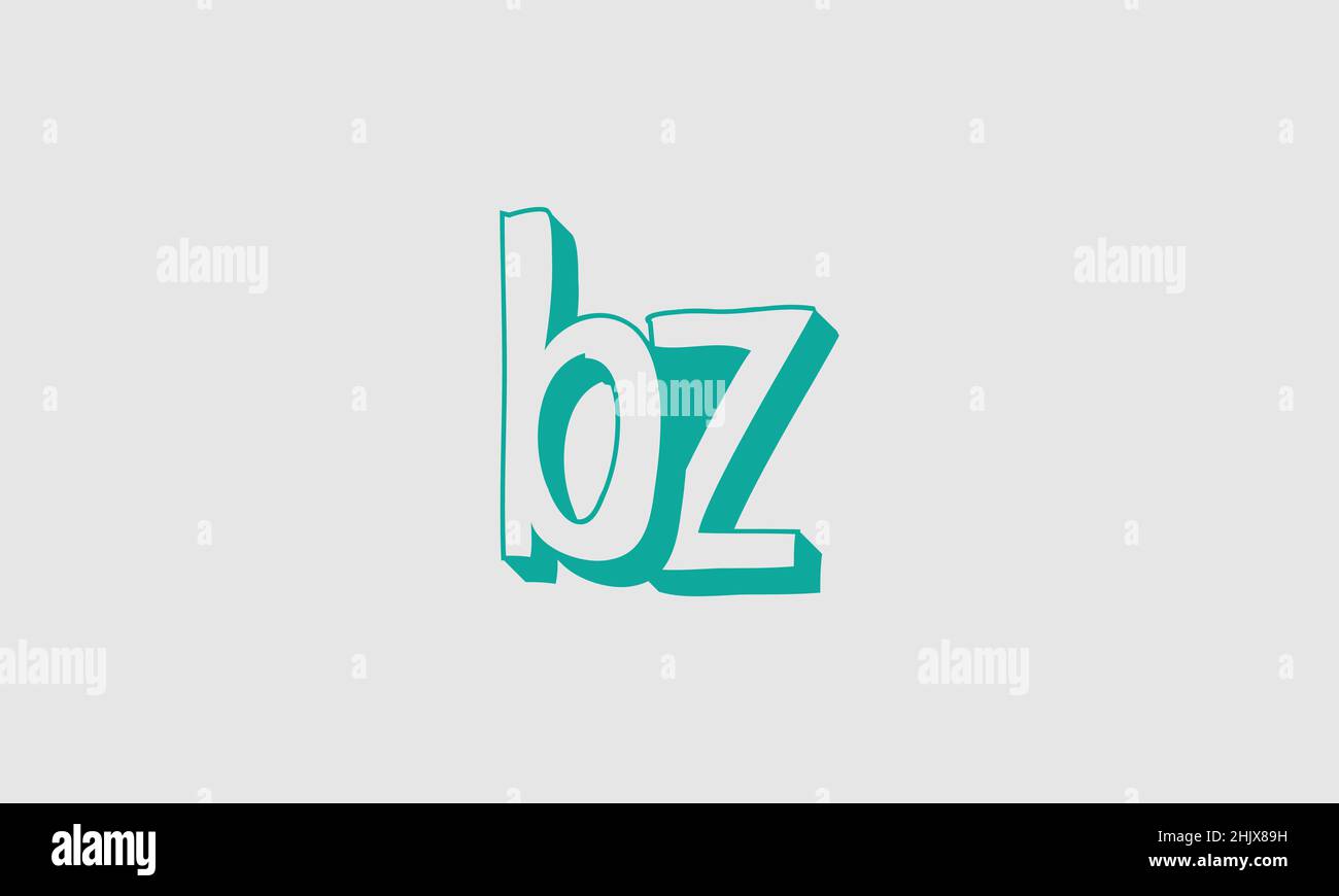 Bz font Stock Vector Images - Alamy