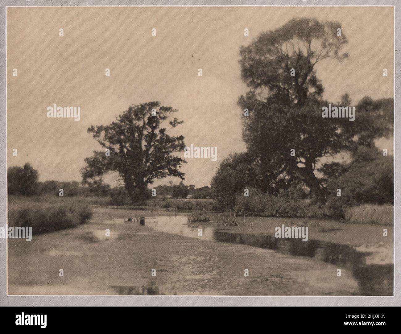 A pretty reach of the Stour . Suffolk (1923 Stock Photo - Alamy