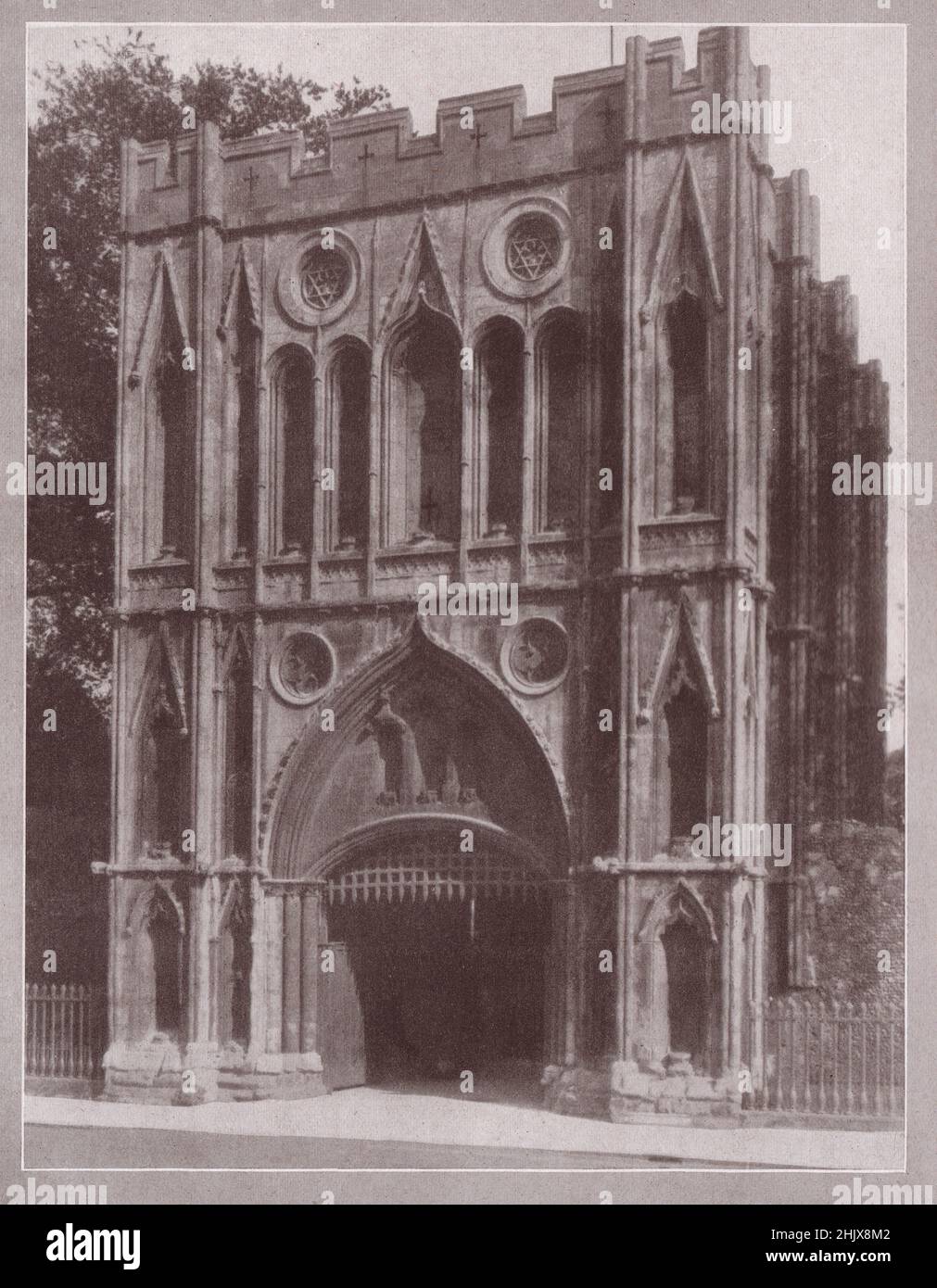 Abbey Gate, Bury St. Edmunds. Suffolk (1923 Stock Photo - Alamy