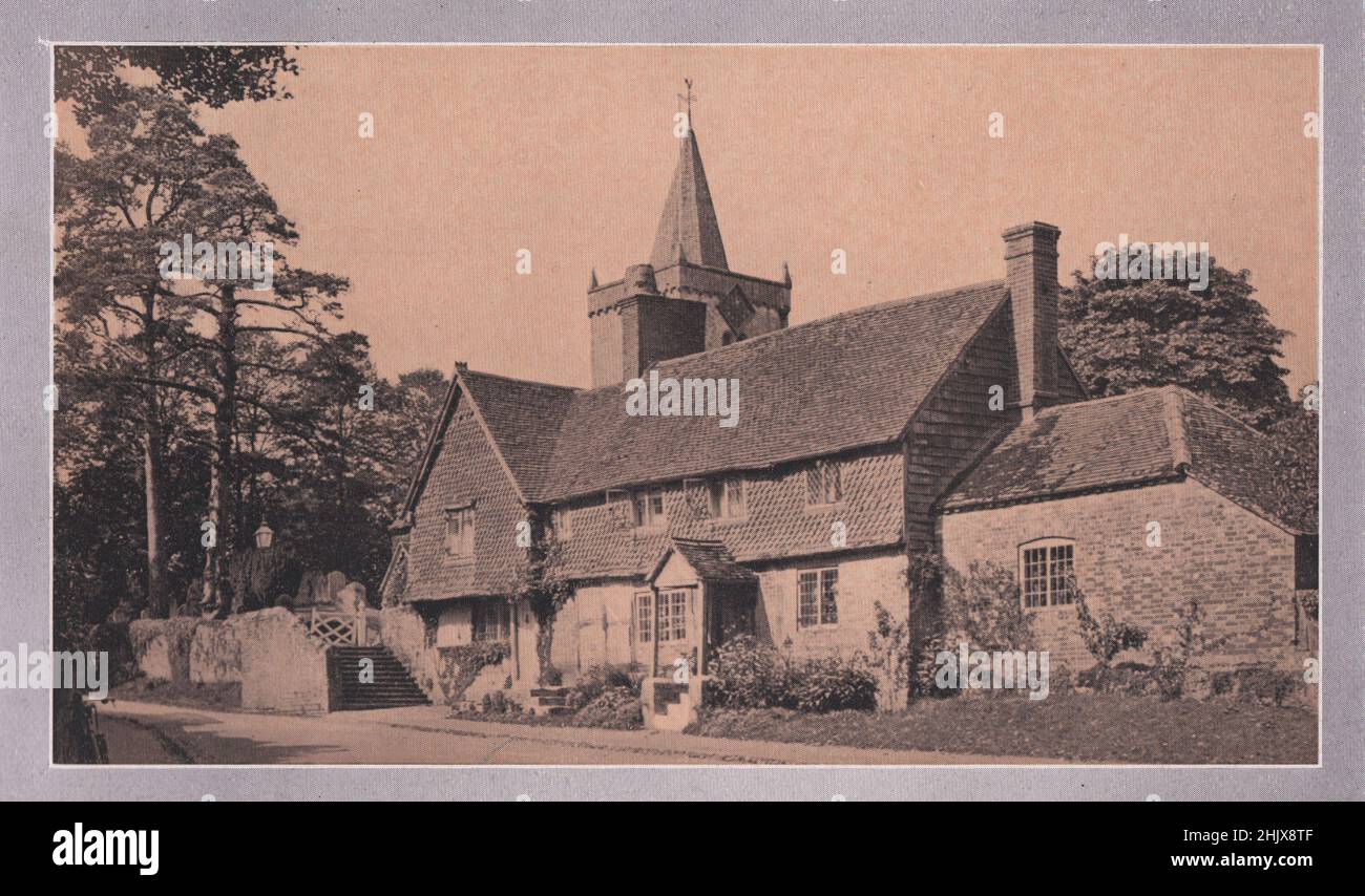 The church, Witley . Surrey (1923 Stock Photo - Alamy