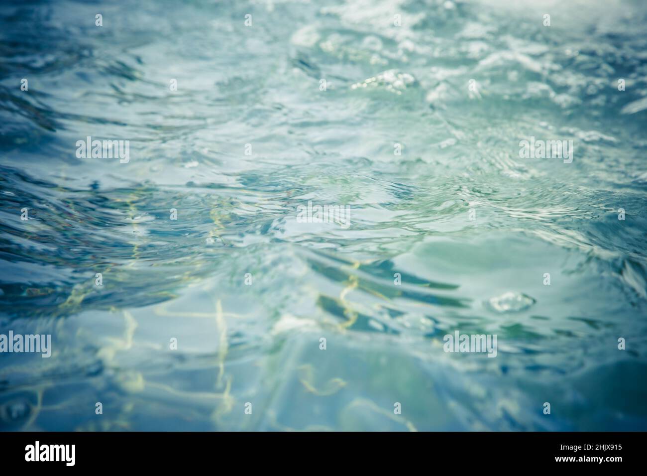 Blue water wave background Stock Photo - Alamy