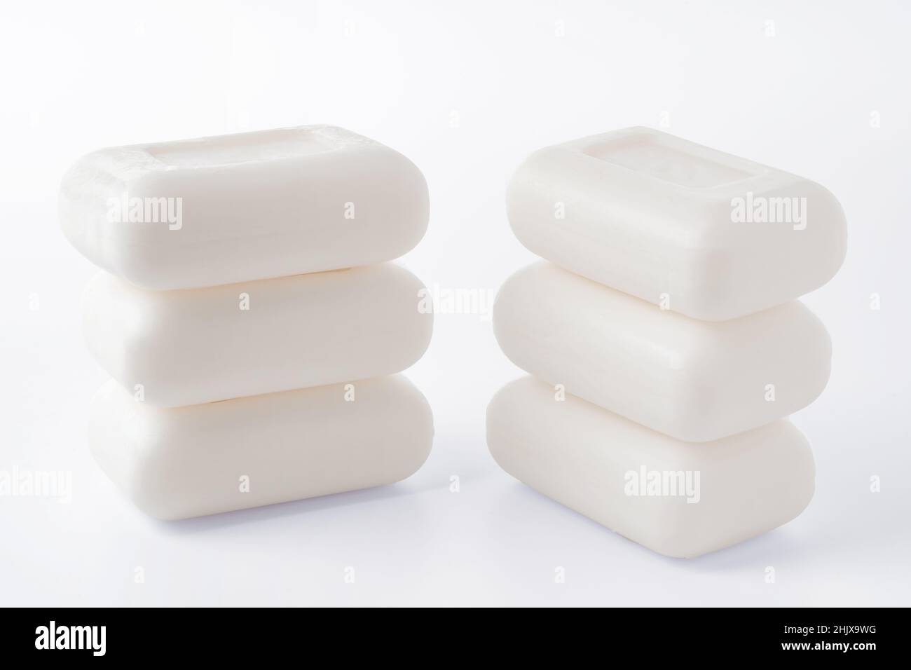 Close up of hygiene toilet soap isolated on white background Stock ...