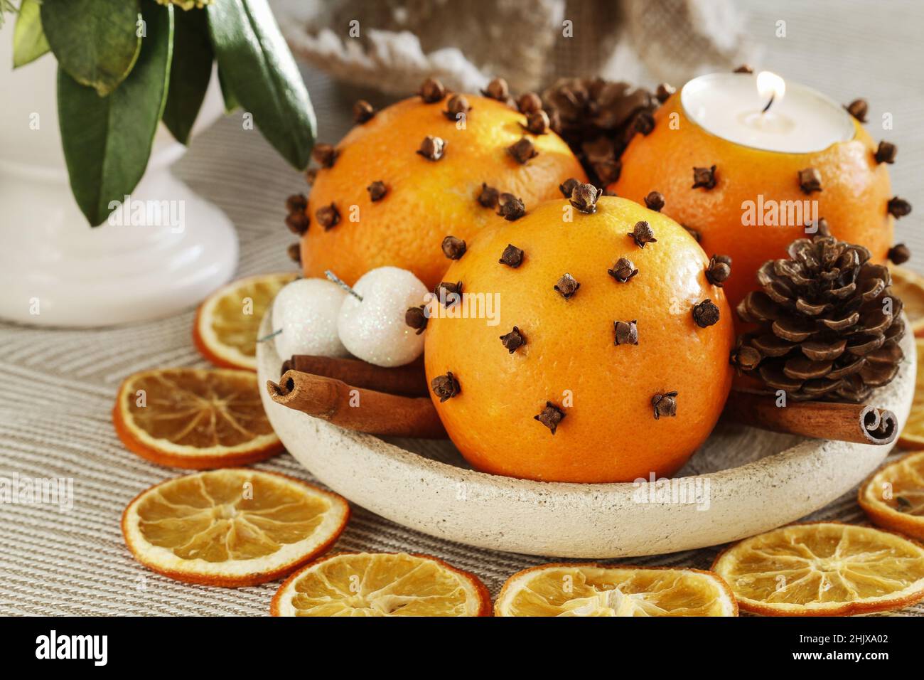 Lime And Ivory Pomander Balls